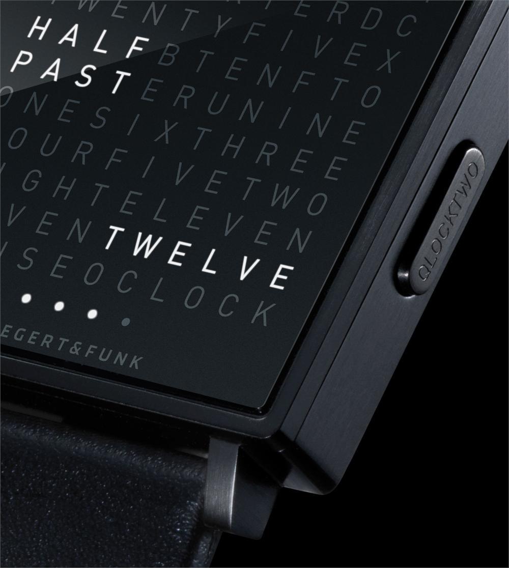 Just letters – QLOCKTWO W by Biegert and Funk - Watchisthis